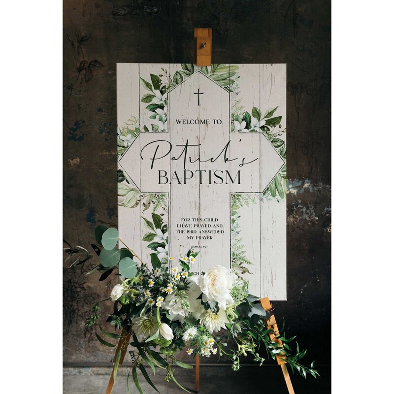 Baptism Sign - Etsy
