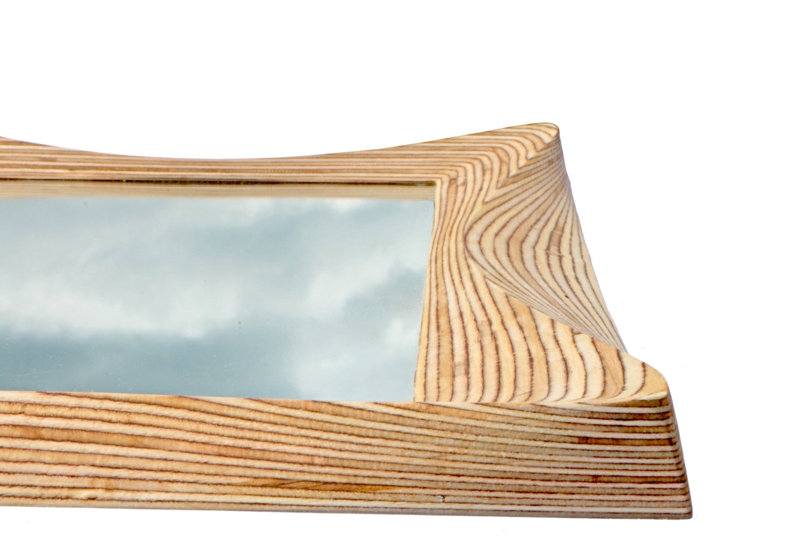 Large Wooden Mirror - Tall Wooden Mirror - Big Wooden Mirror - Living ...