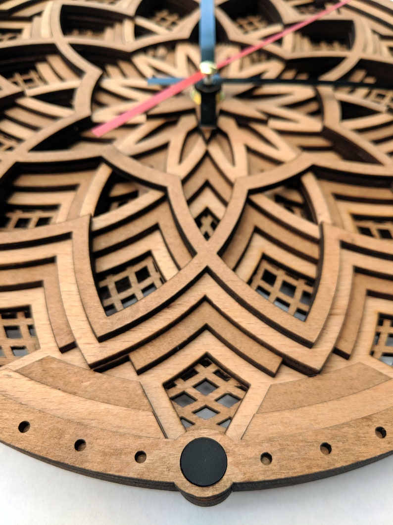 Wooden Wall Clock - Etsy UK