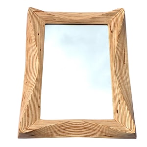 Large Wooden Mirror - Tall Wooden Mirror - Big Wooden Mirror - Living ...