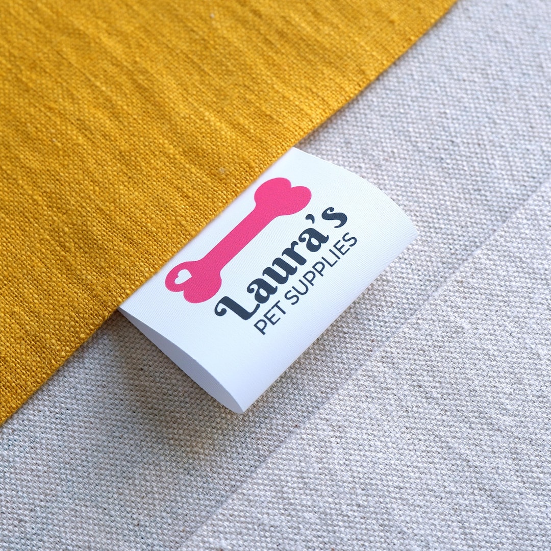 Fabric Sewing Name Tags, Fabric Name Labels, Personalized, Custom, Logo ...