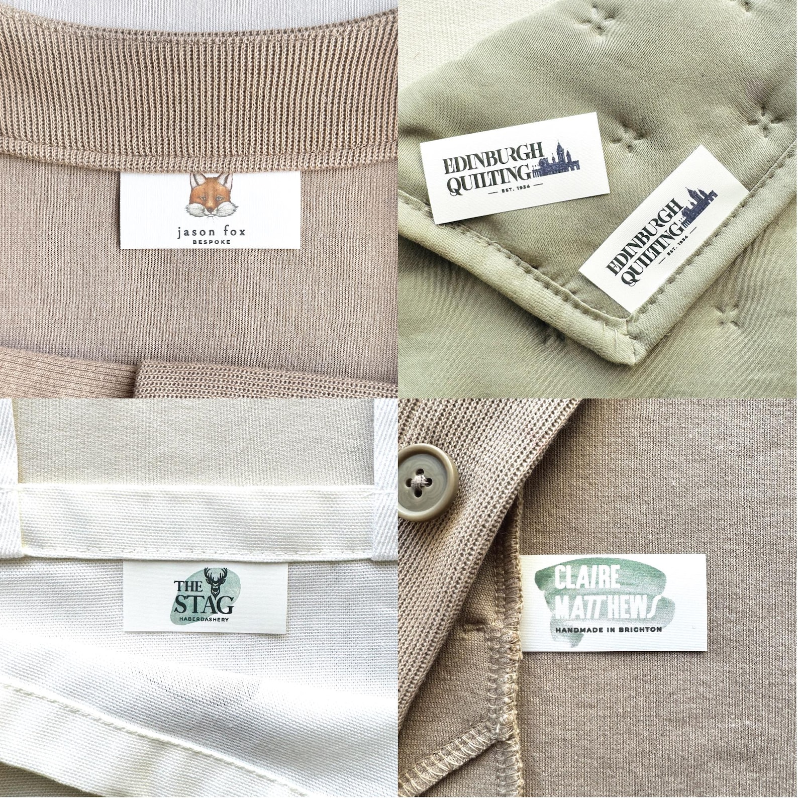 Custom Clothing Labels, Personalized Sewing Tags, Add Text or Logo ...