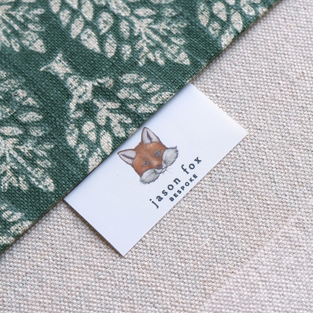 Personalized Labels, Custom Fold Over Label, Fabric Labels, Sewing ...