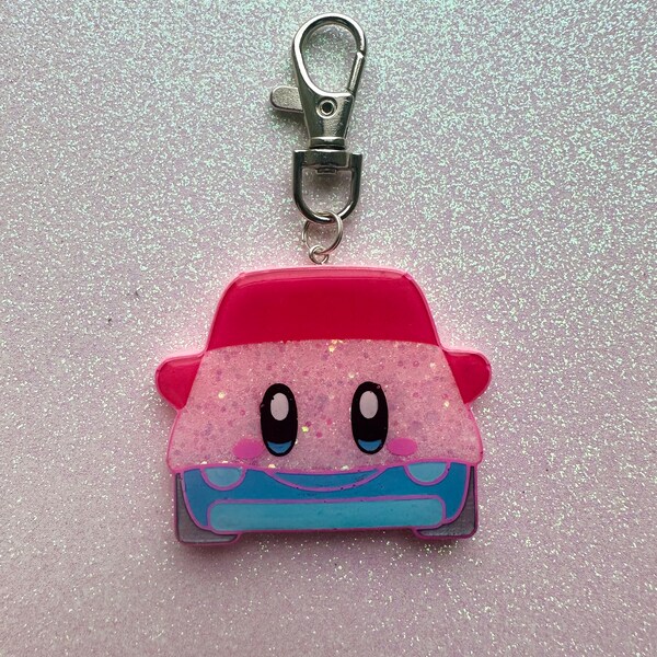 Kirby Car Keychain - Etsy