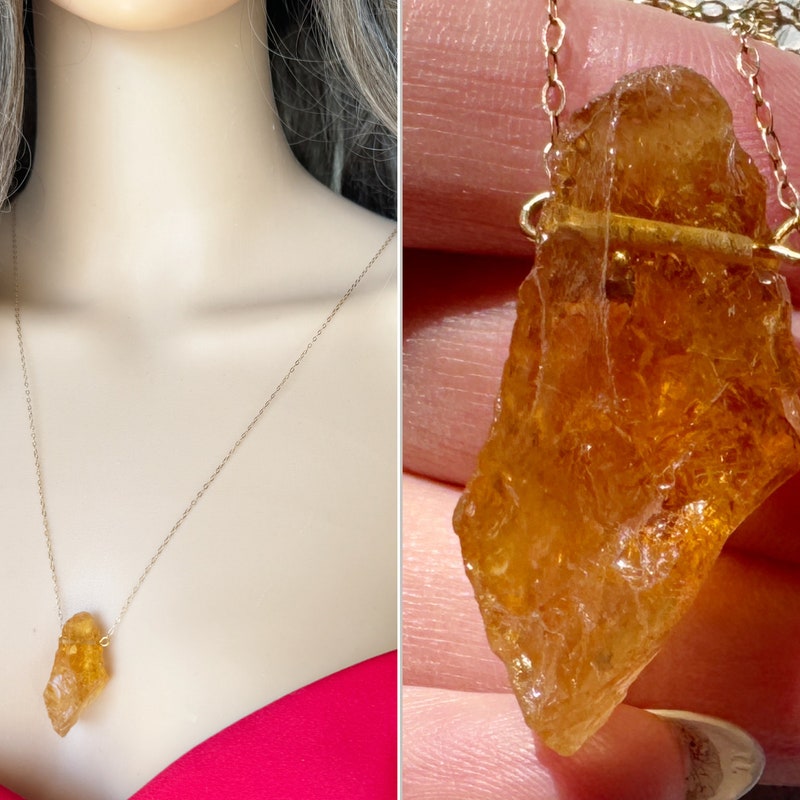 Raw Citrine Crystal - Etsy