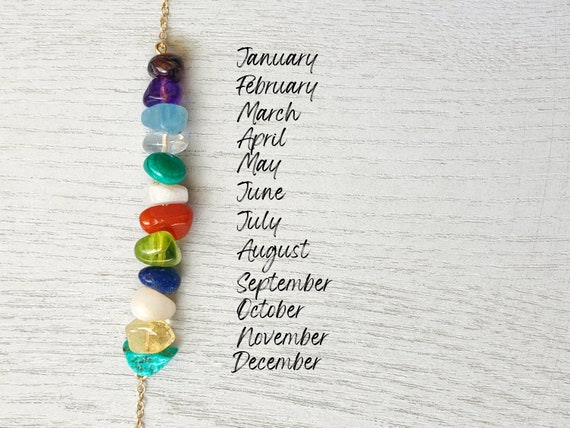 Family Birthstone Anklet Design Your Own Gemstone Jewelry Crystal Jewelry for Mom Daughter Wife Mother s Day Gift Personalized Birthstones Etsy