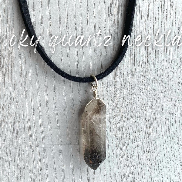 Smoky Quartz Necklace - Etsy Smoky Quartz Necklace - Etsy