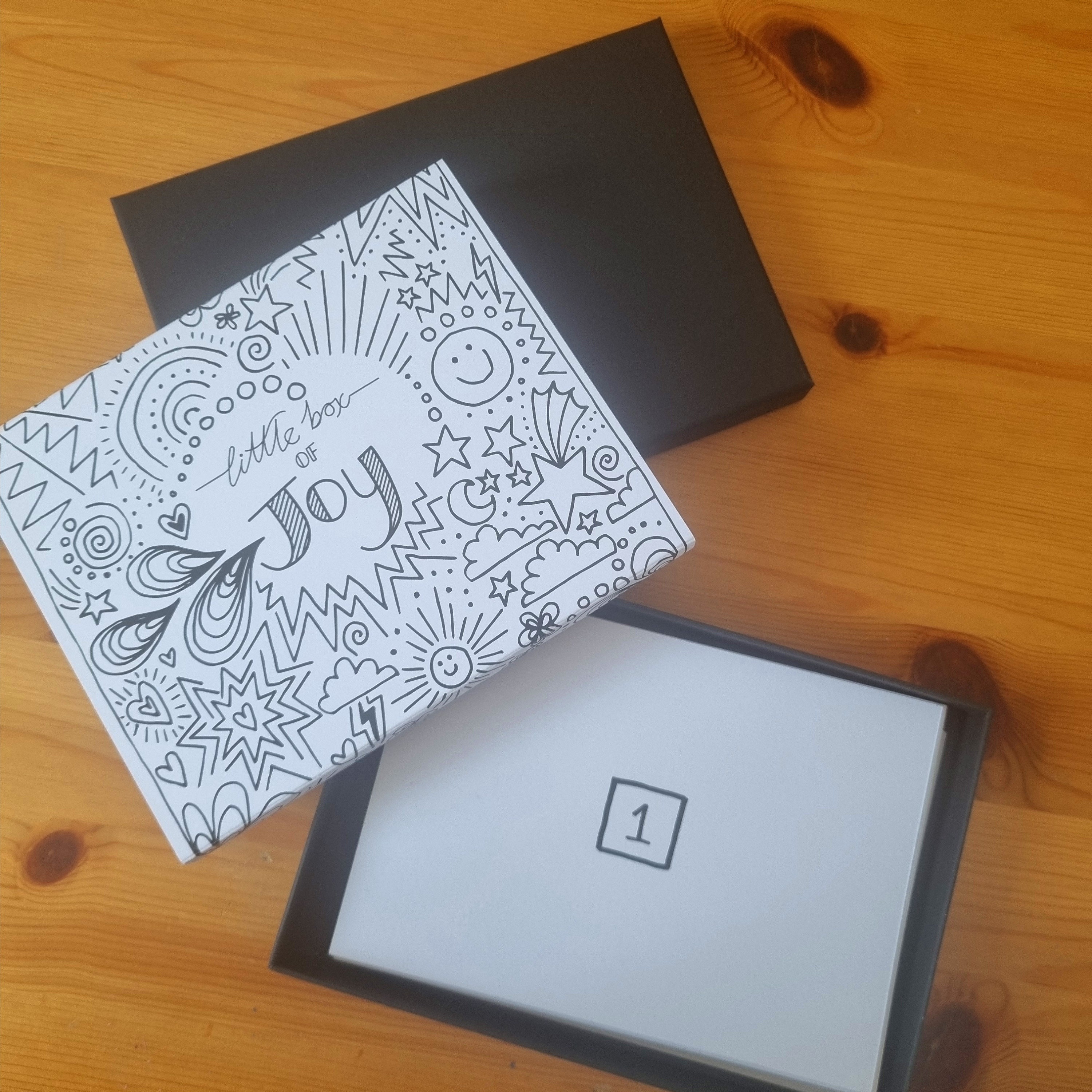 Little Box of Joy - One Month of Illustrated Positive Quotes, Message ...