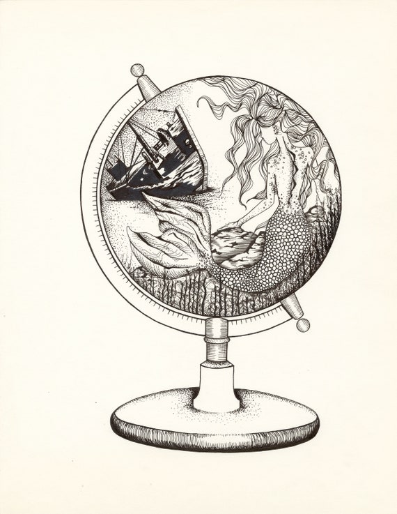 Underwater Kingdom Drawing