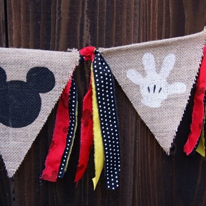 Mickey Banner,mouse Banner,mickey Decor,mickey Party,first Birthday,1st ...