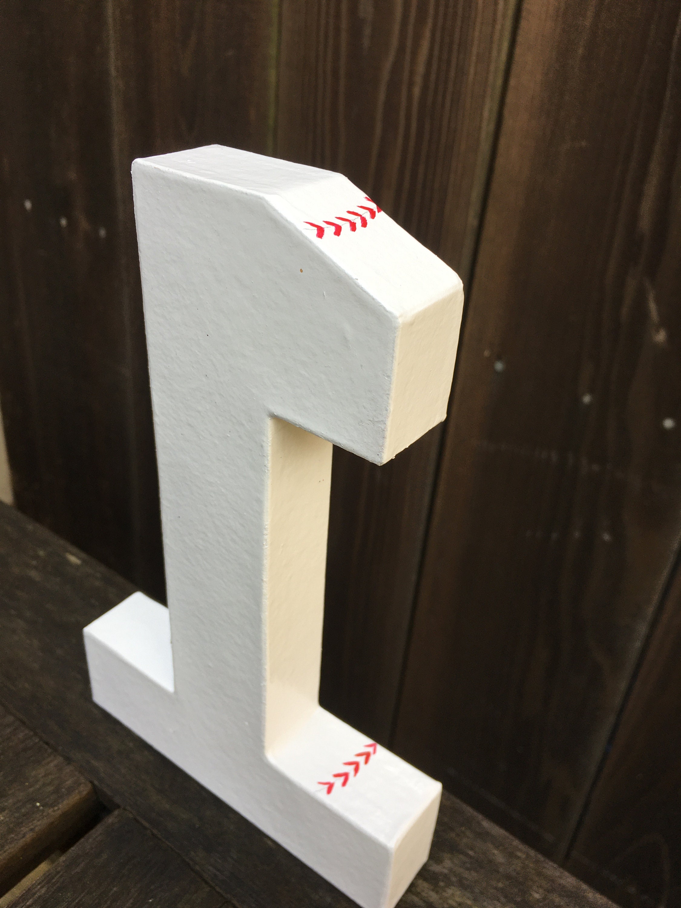 Number 1 Photo Prop,First Birthday,Baseball Number 1,Sports Birthday ...