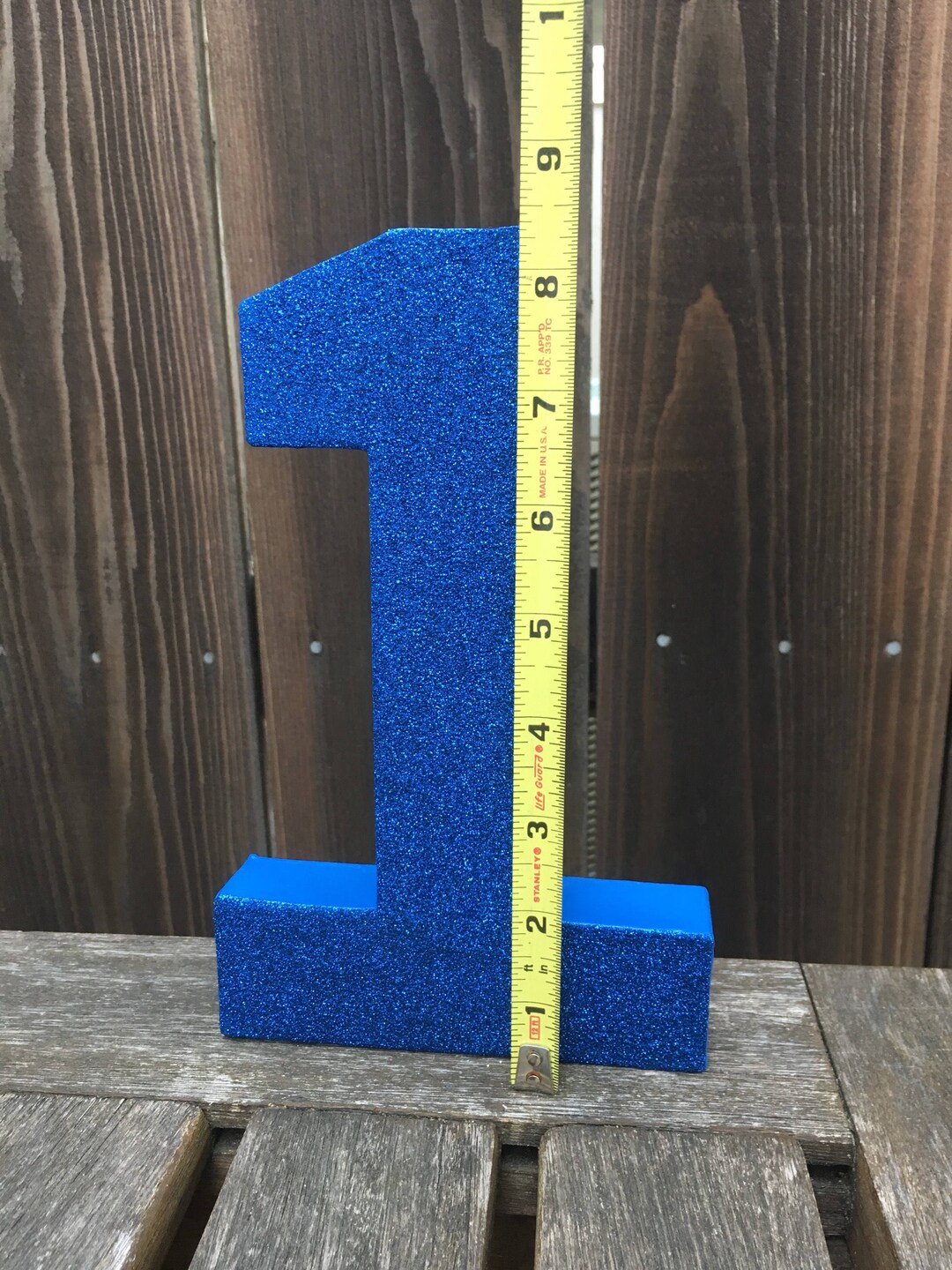 Number 1 Photo Prop, First Birthday, 1st Birthday, Blue Photo Prop ...