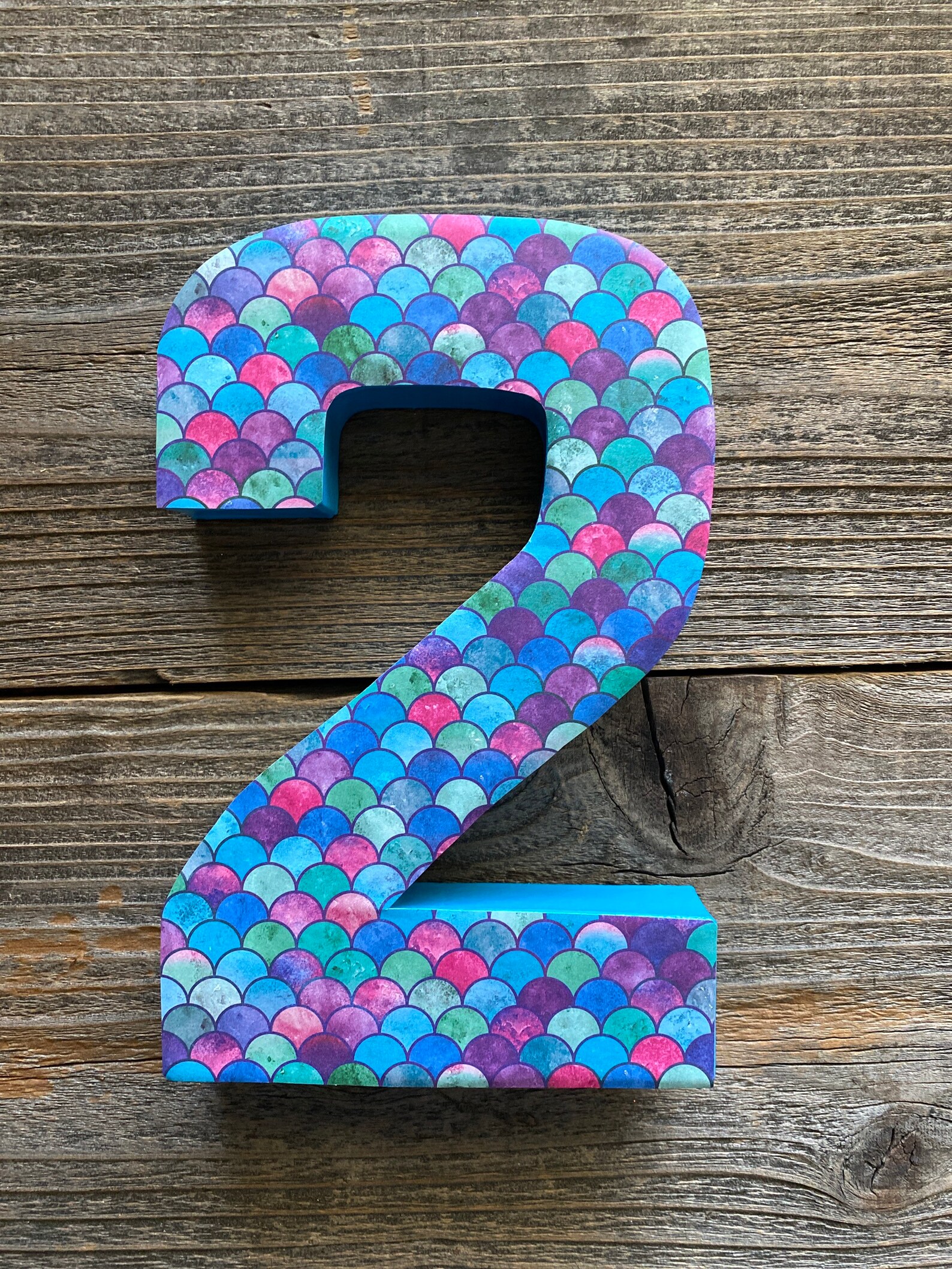 Number 1 Photo Prop Mermaid Theme Mermaid First - Etsy