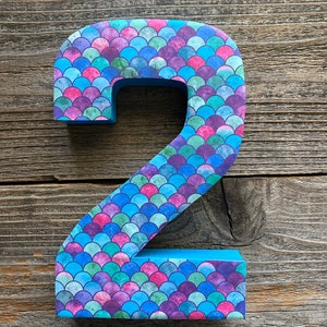 Number 1 Photo Prop, Mermaid Theme, Mermaid, First Birthday,under the ...