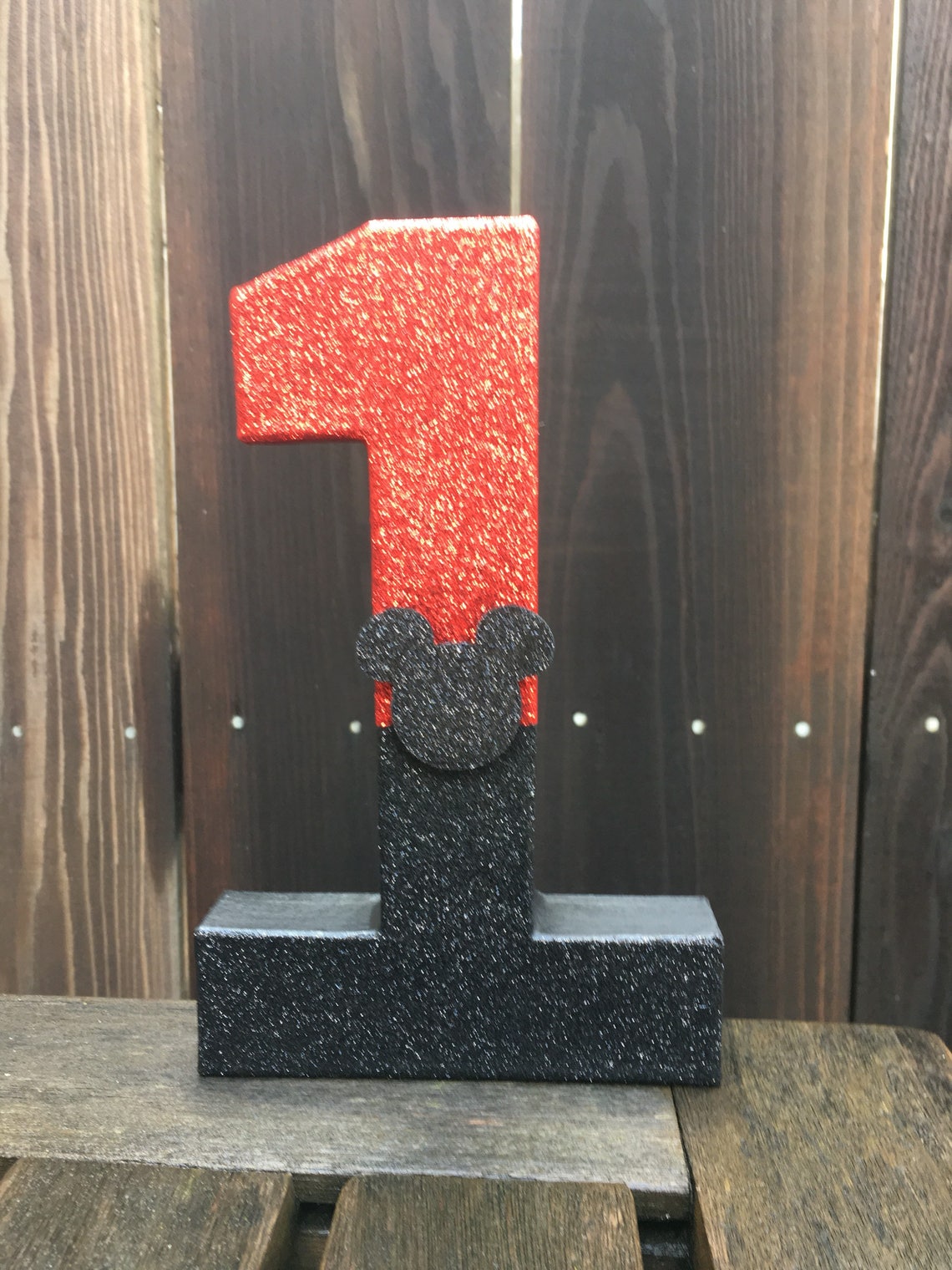 Number 1 Photo Prop, Mouse , First Birthday, 1st Birthday, Mickey ...