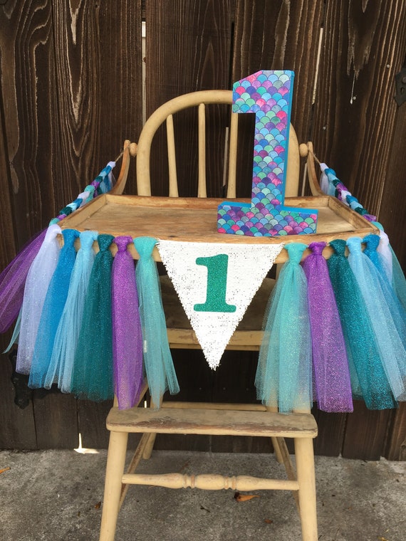 Number 1 Photo Prop Mermaid Theme Mermaid First - Etsy