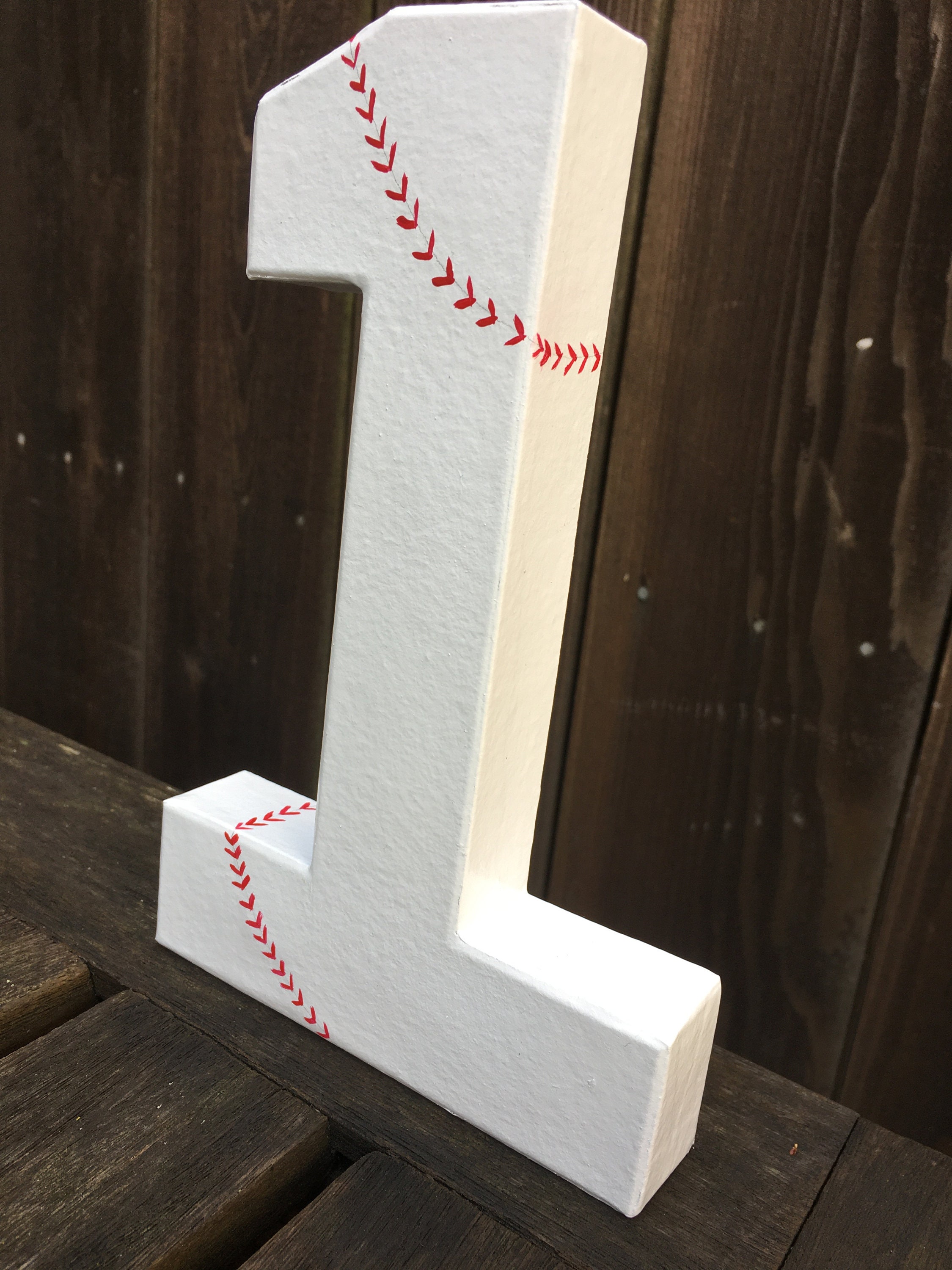 Number 1 Photo Prop,First Birthday,Baseball Number 1,Sports Birthday ...