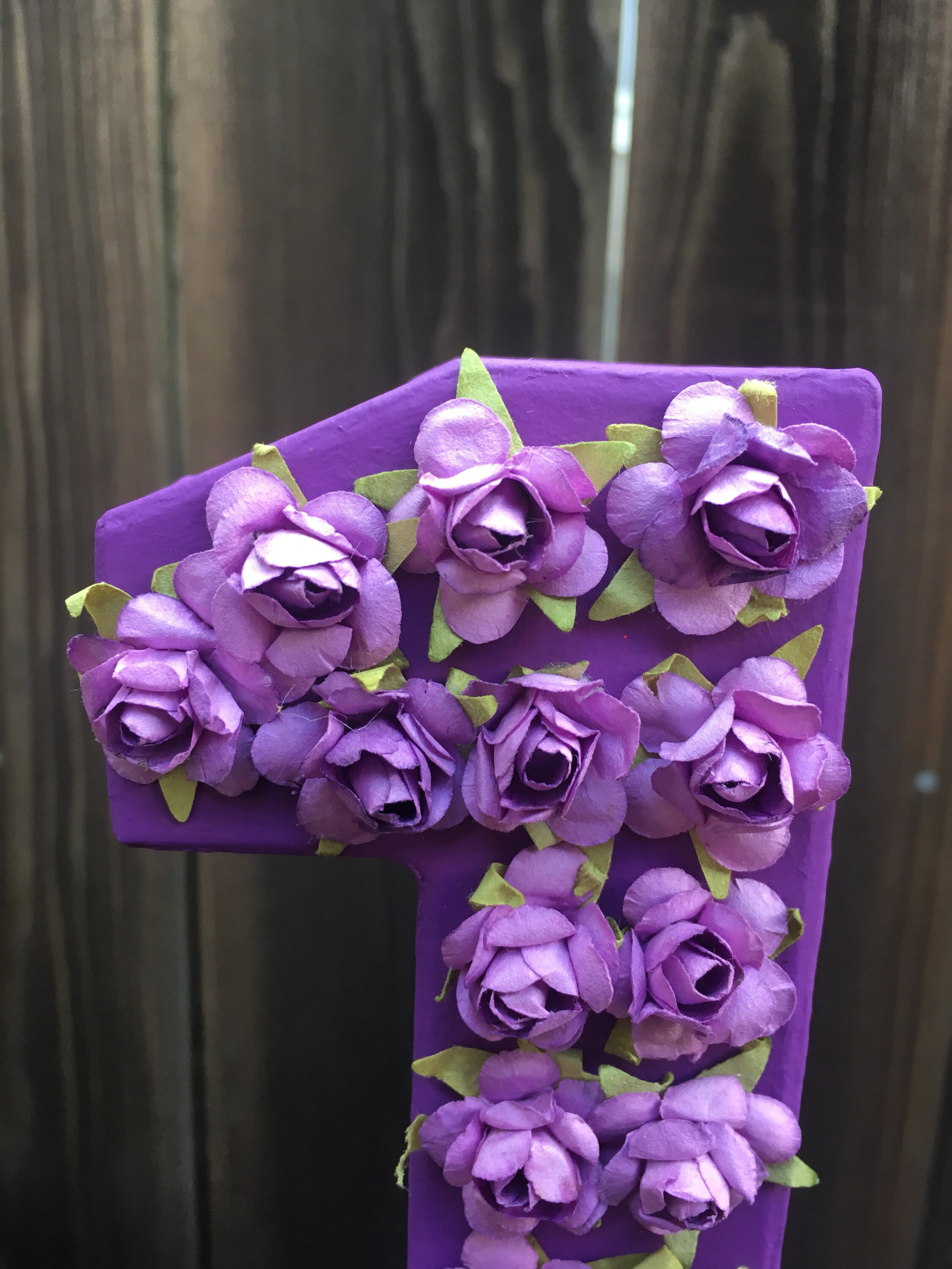 Number 1 Photo Prop,Flower Number 1,First Birthday,Lavender 1,Lavender ...