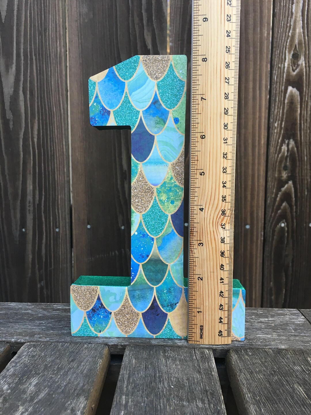 Number 1 Photo Prop, Mermaid Theme, Mermaid, First Birthday,under the ...