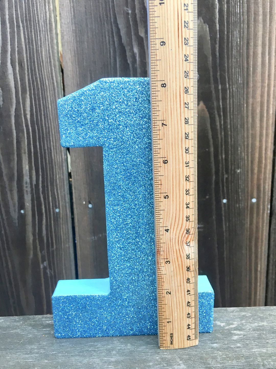 Number 1 Photo Prop, First Birthday, 1st Birthday, Light Blue, Blue ...