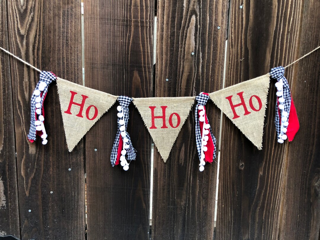 Hohoho Banner,farmhouse Christmas,hohoho,farmhouse,christmas Banner ...