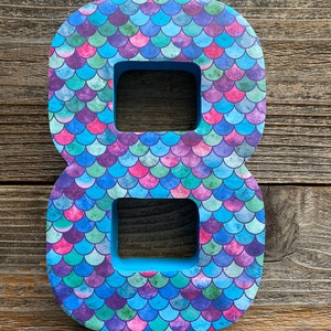 Number 1 Photo Prop, Mermaid Theme, Mermaid, First Birthday,under the ...