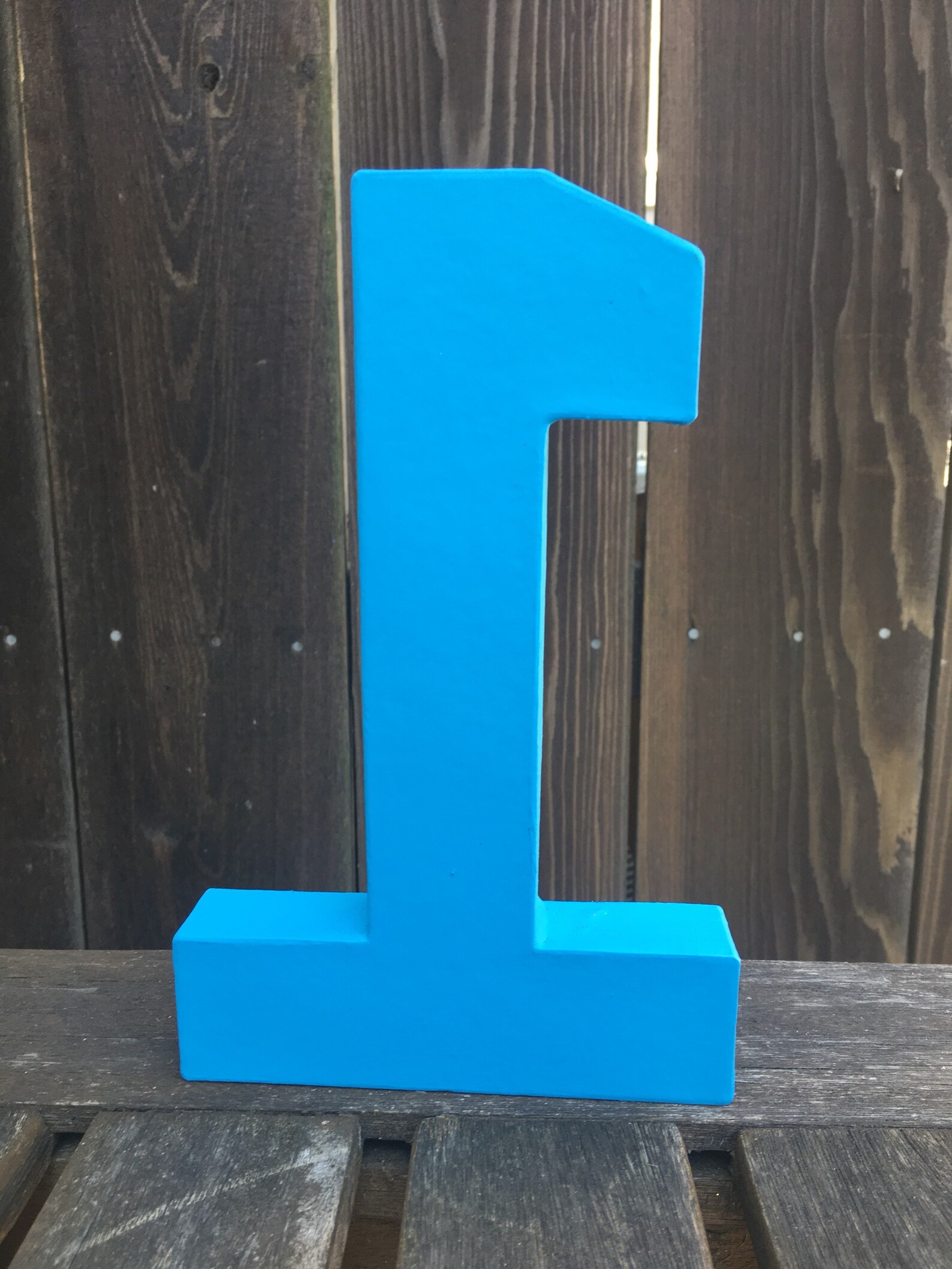 Number 1 Photo Prop, Number One Photo Prop, Number One, Turquoise ...