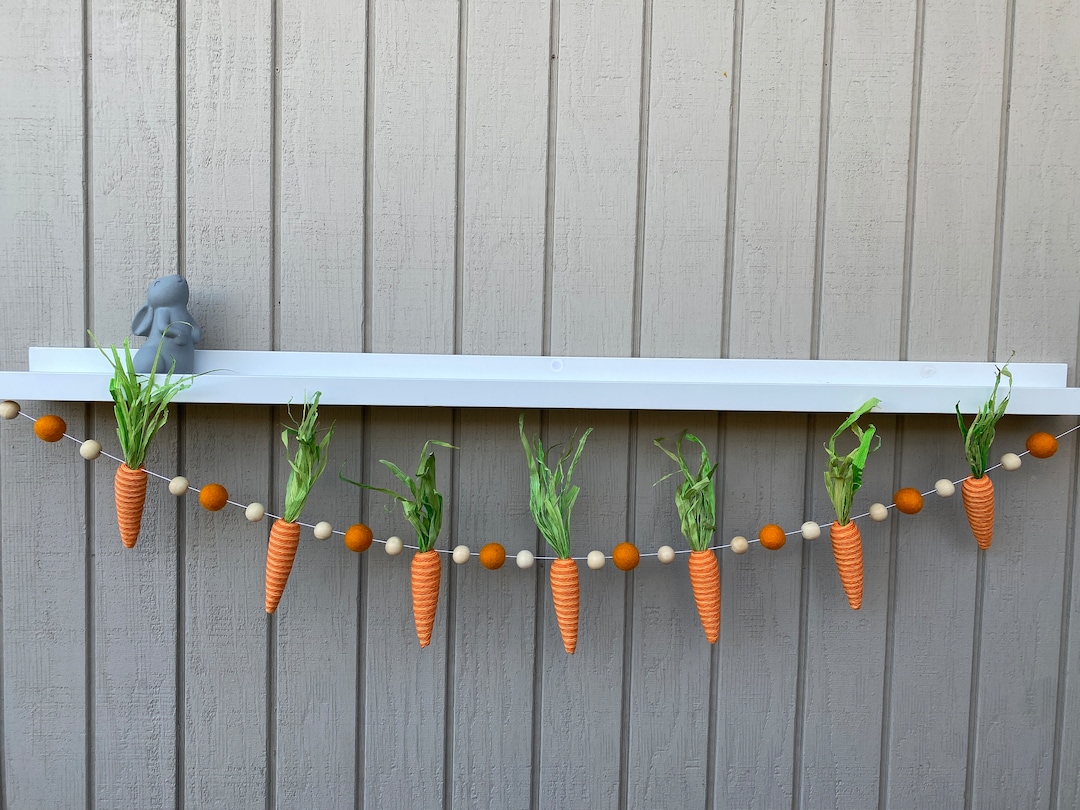 Easter Garland,carrot Garland,felt Carrot,carrot Felt Garland,carrot ...