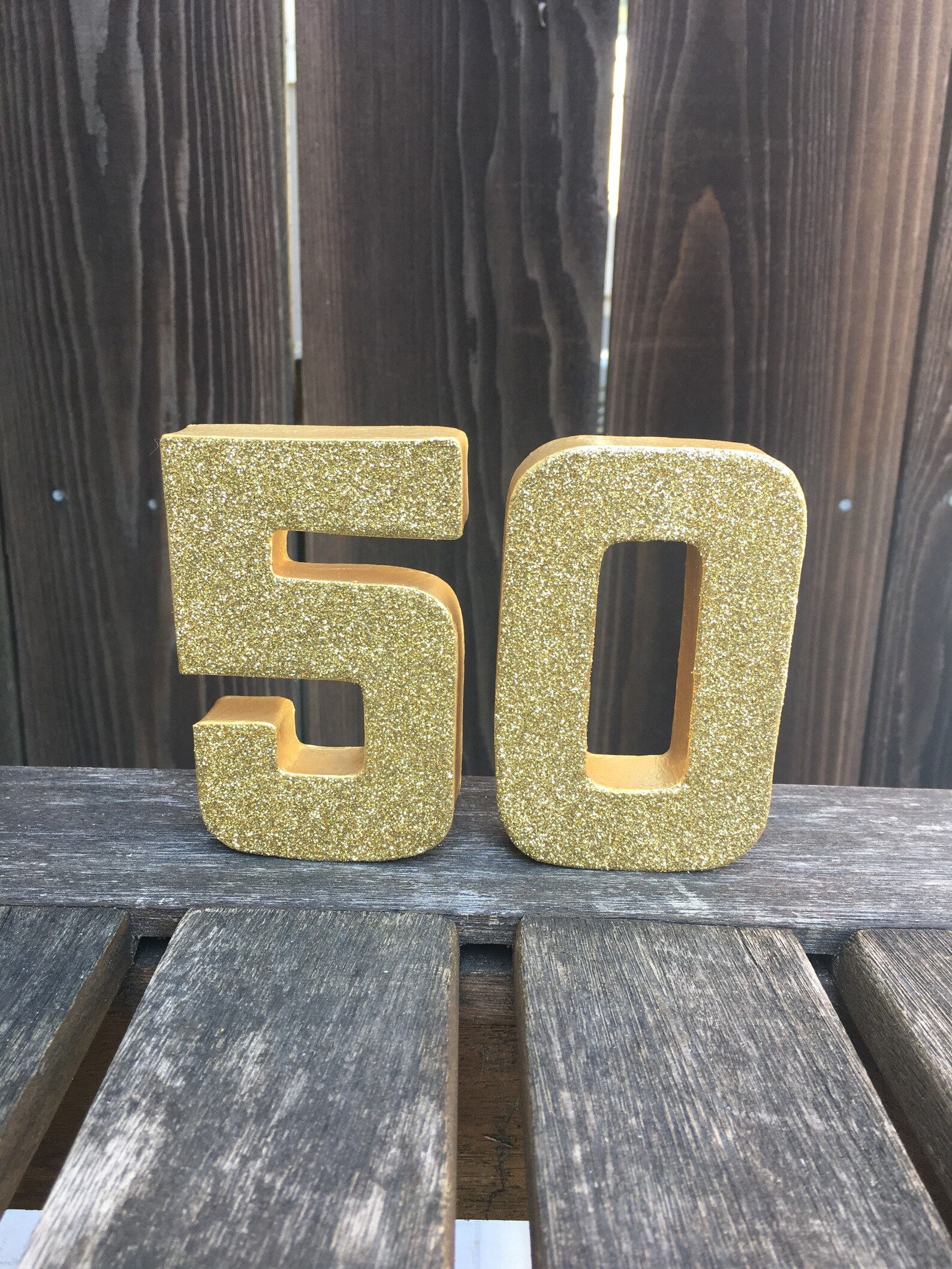 Number 50 Cake Topper Cake Topper Number 50 Photo Prop 50th | Etsy