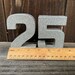 Number 25 Cake Topper, Cake Topper, Number 25 Photo Prop, 25th Birthday ...