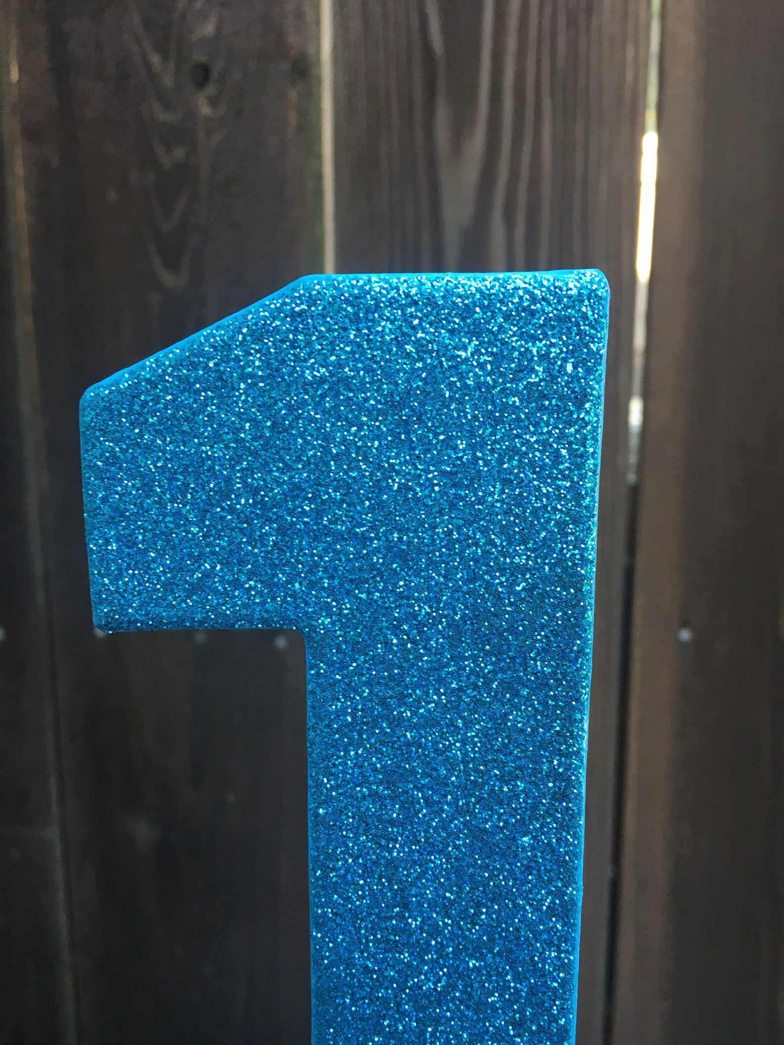 Number 1 Photo Prop, Number One Photo Prop, Number One, Turquoise ...