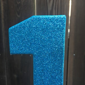 Number 1 Photo Prop, Number One Photo Prop, Number One, Turquoise ...