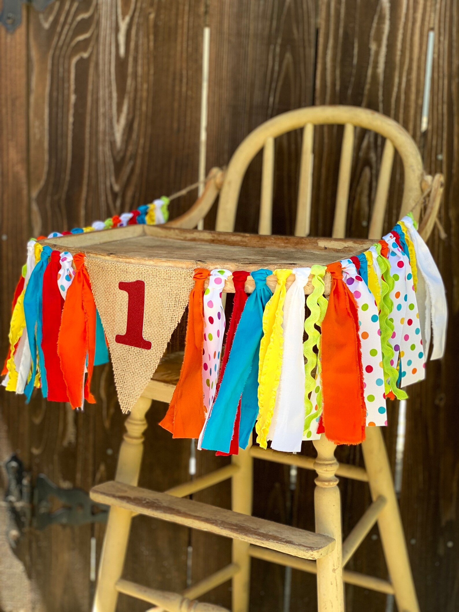 High Chair Banner Circus Birthday First Birthday 1st - Etsy