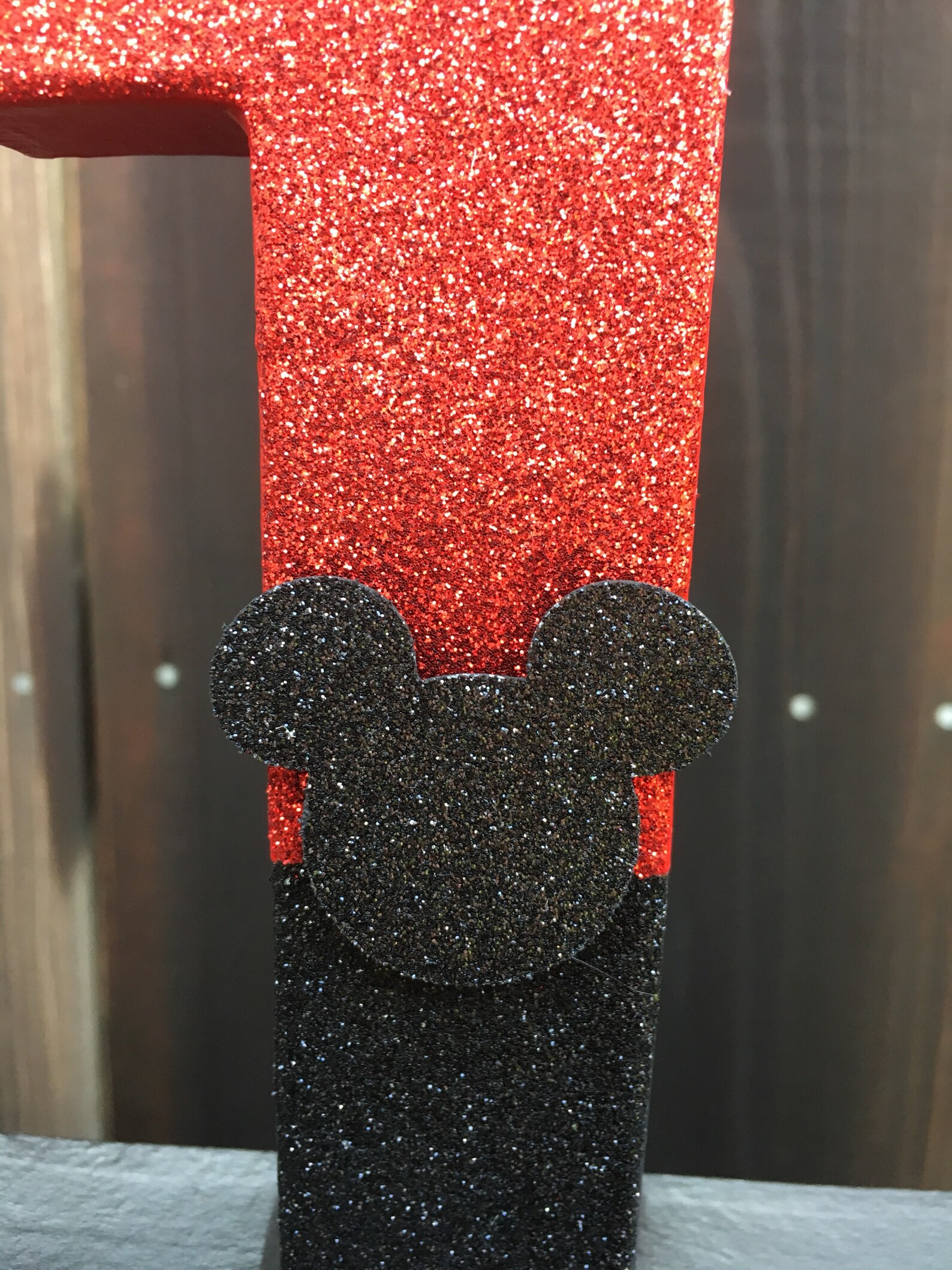 Number 1 Photo Prop Mouse First Birthday 1st Birthday - Etsy