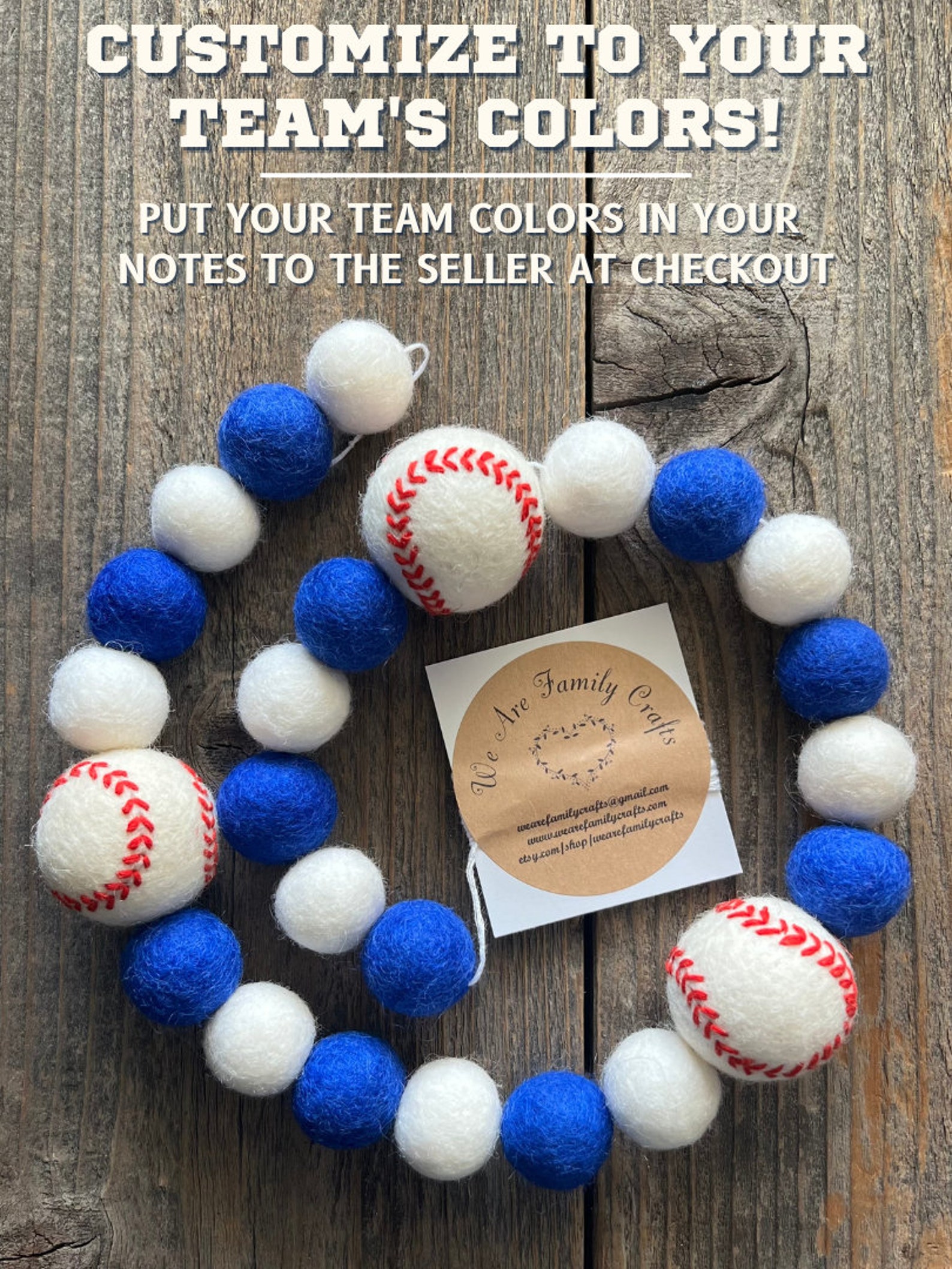 Baseball Garland,felt Ball Garland,baseball Banner,sports Decor,first ...