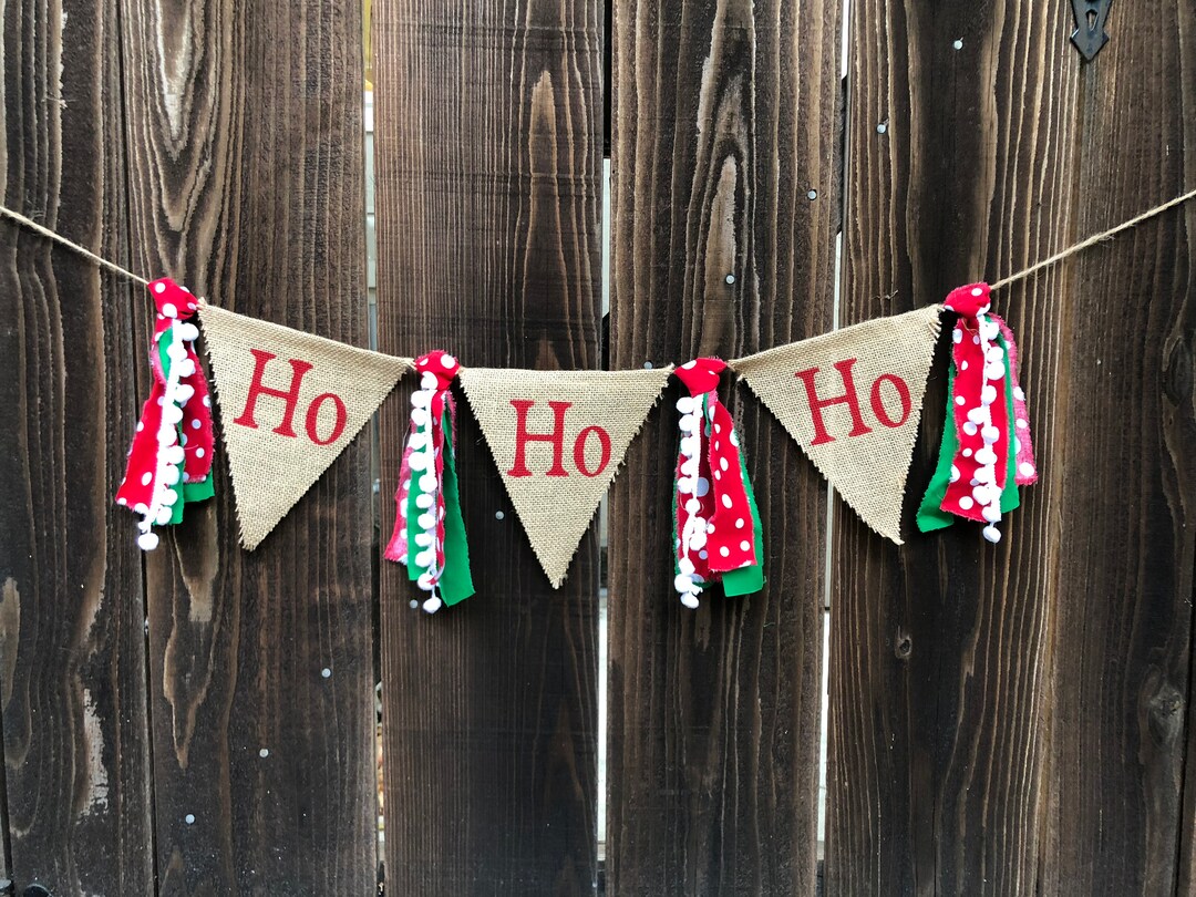 Hohoho Banner,hohoho,christmas,christmas Banner,santa Banner,christmas ...