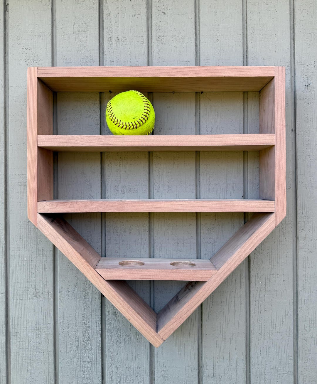 Softball Display,home Plate,softball Shelf,softball Organizer,softball ...