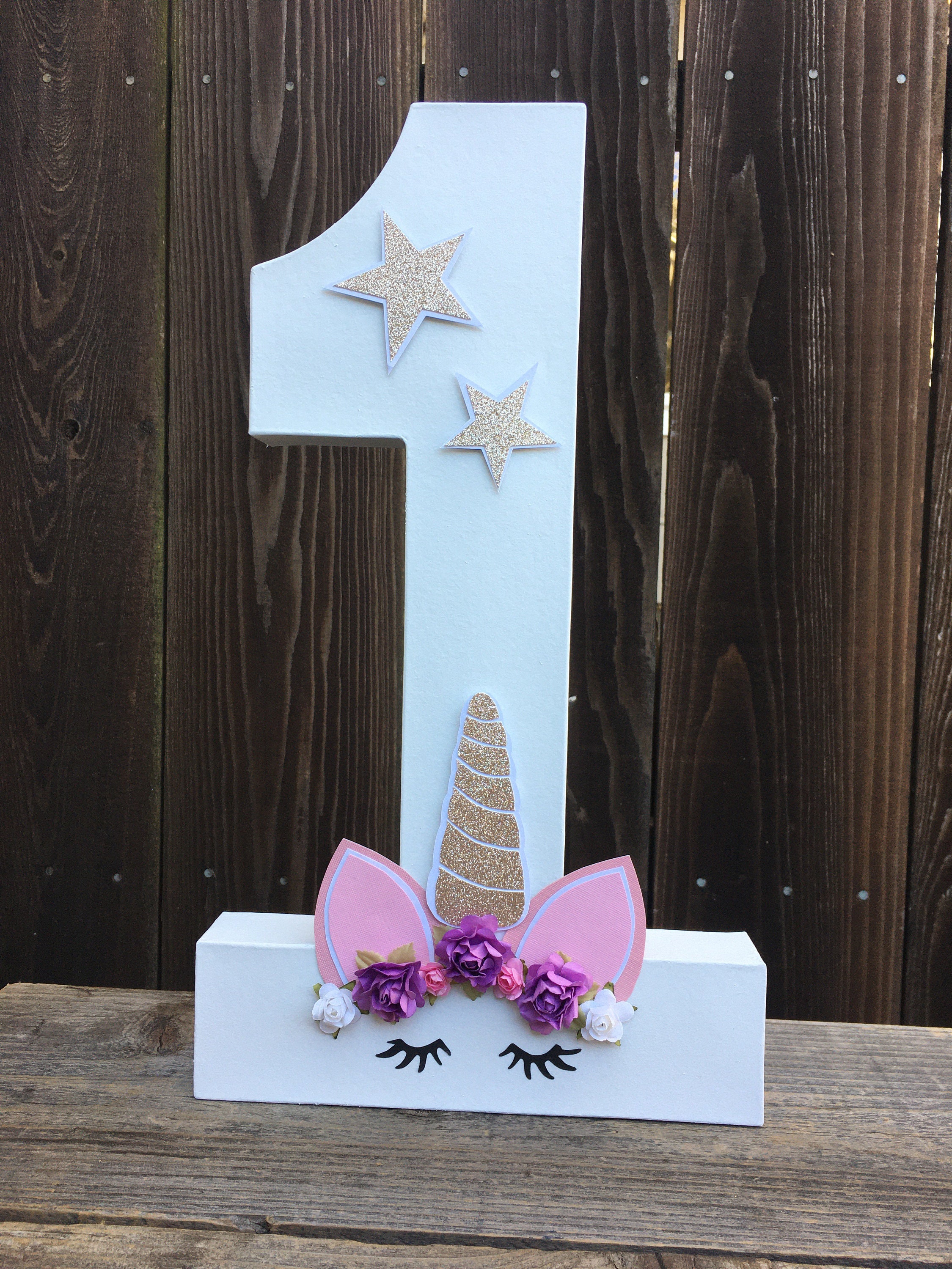 Number 1 Photo Prop,First Birthday,Number 1,#1,Unicorn,Unicorn Number ...
