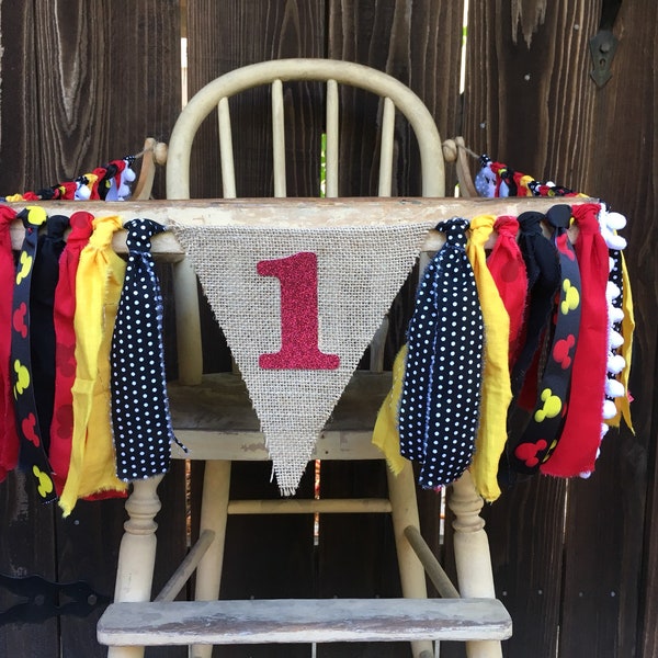 Mickey High Chair - Etsy