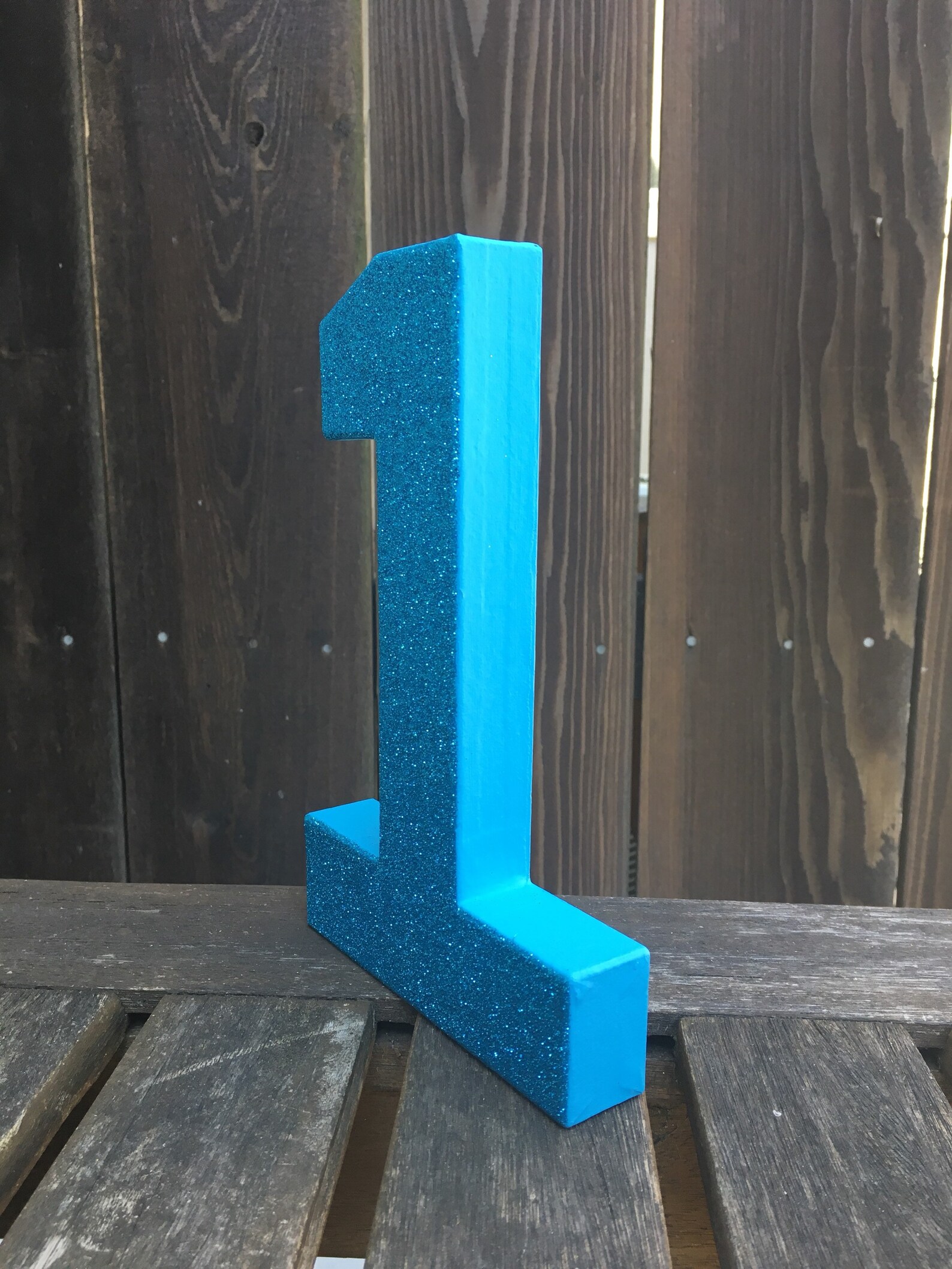 Number 1 Photo Prop, Number One Photo Prop, Number One, Turquoise ...
