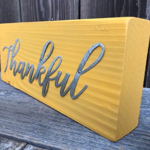 Thankful Sign,thankful Metal Sign,thankful Wood Sign,thanksgiving,fall ...