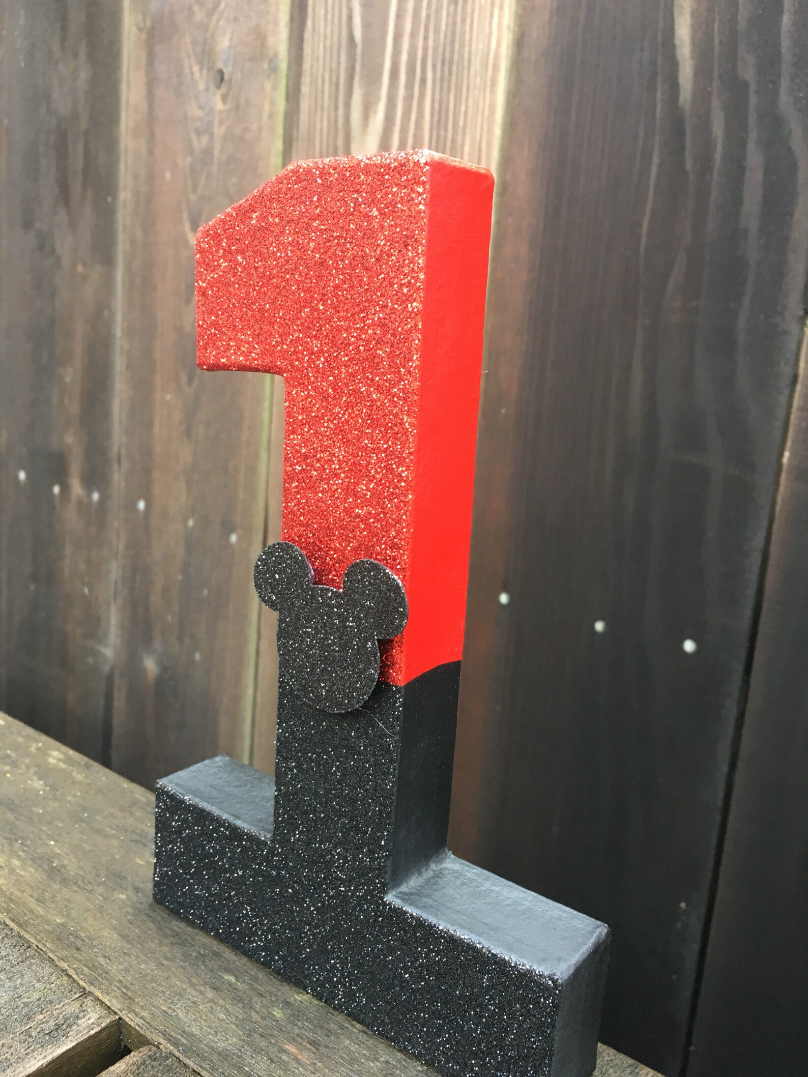 Number 1 Photo Prop Mouse First Birthday 1st Birthday - Etsy