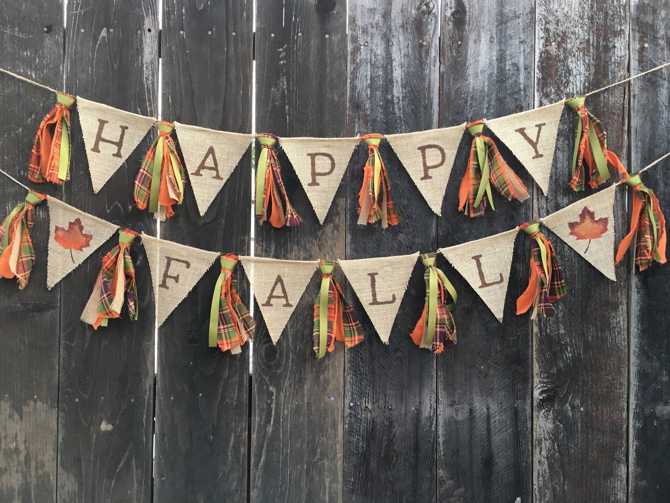 Happy Fall Banner Fall Banner Fall Decor Happy Fall | Etsy