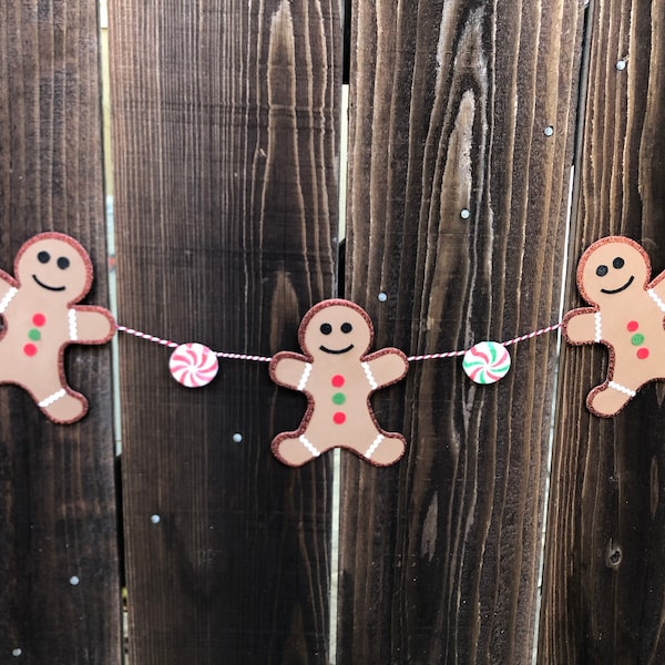 Gingerbread Garland - Etsy