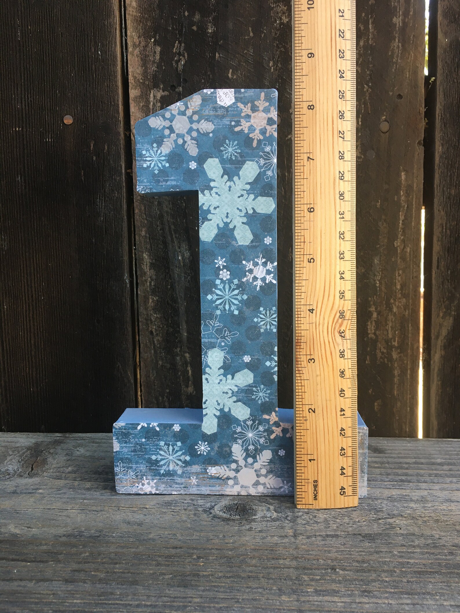 Number 1 Photo PropFirst BirthdaySnowflake | Etsy