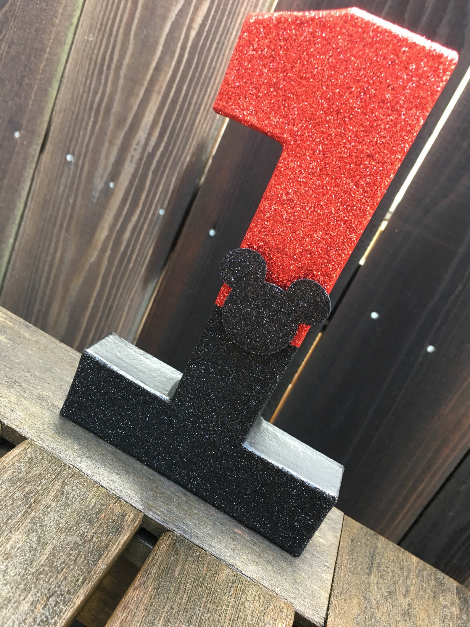 Number 1 Photo Prop Mouse First Birthday 1st Birthday - Etsy