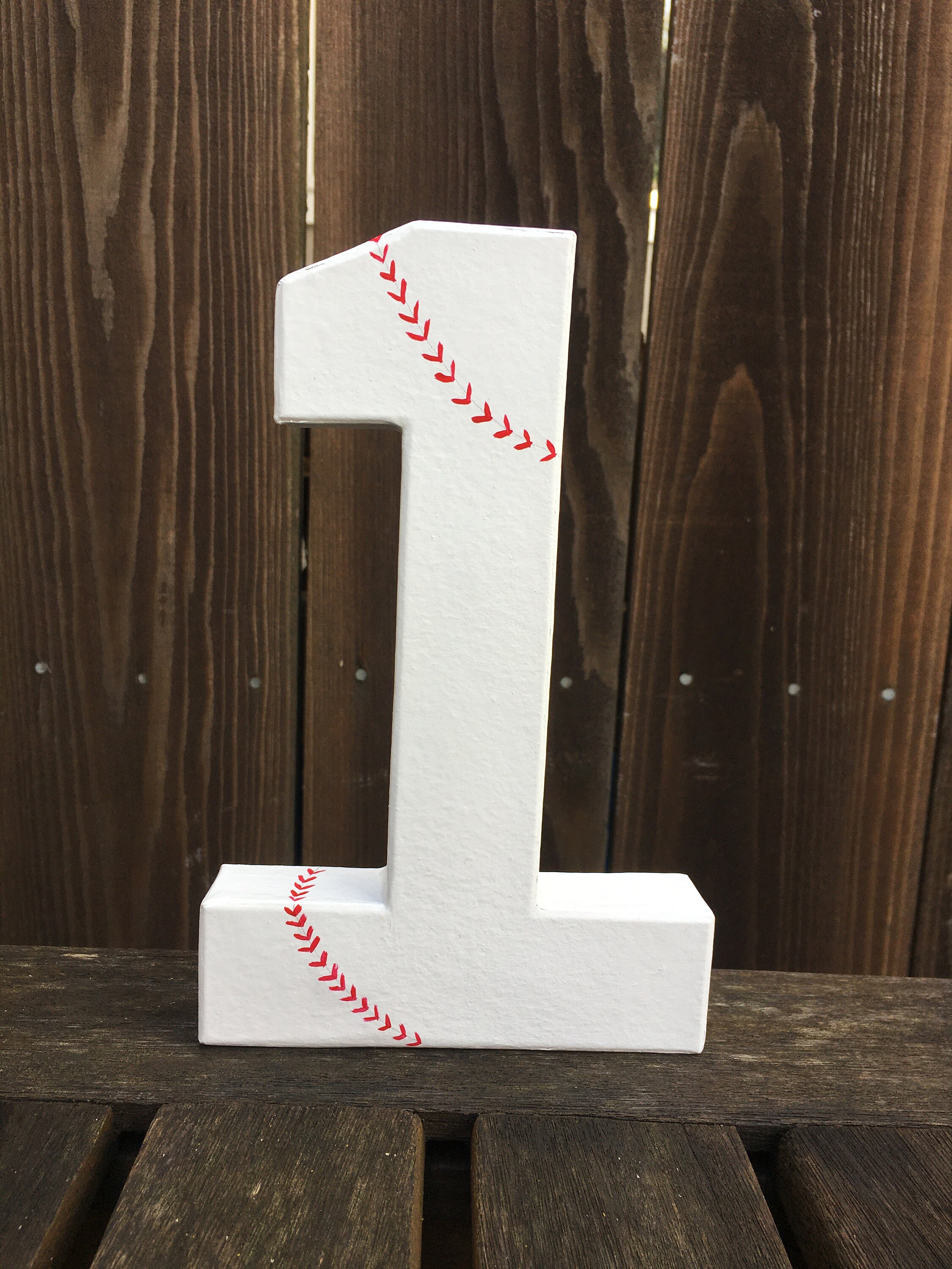 Number 1 Photo Prop,First Birthday,Baseball Number 1,Sports Birthday ...