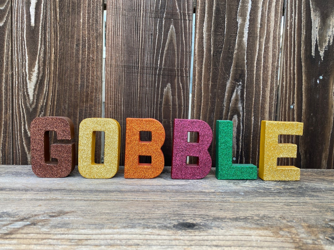Gobble Sign,gobble Word,gobble Gobble,thanksgiving,thanksgiving Sign ...