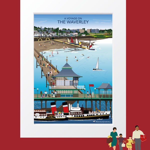 Waverley Boat Art - Etsy UK