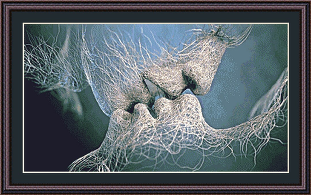 Kiss, Cross Stitch Pattern in PDF for Instant Download - Etsy